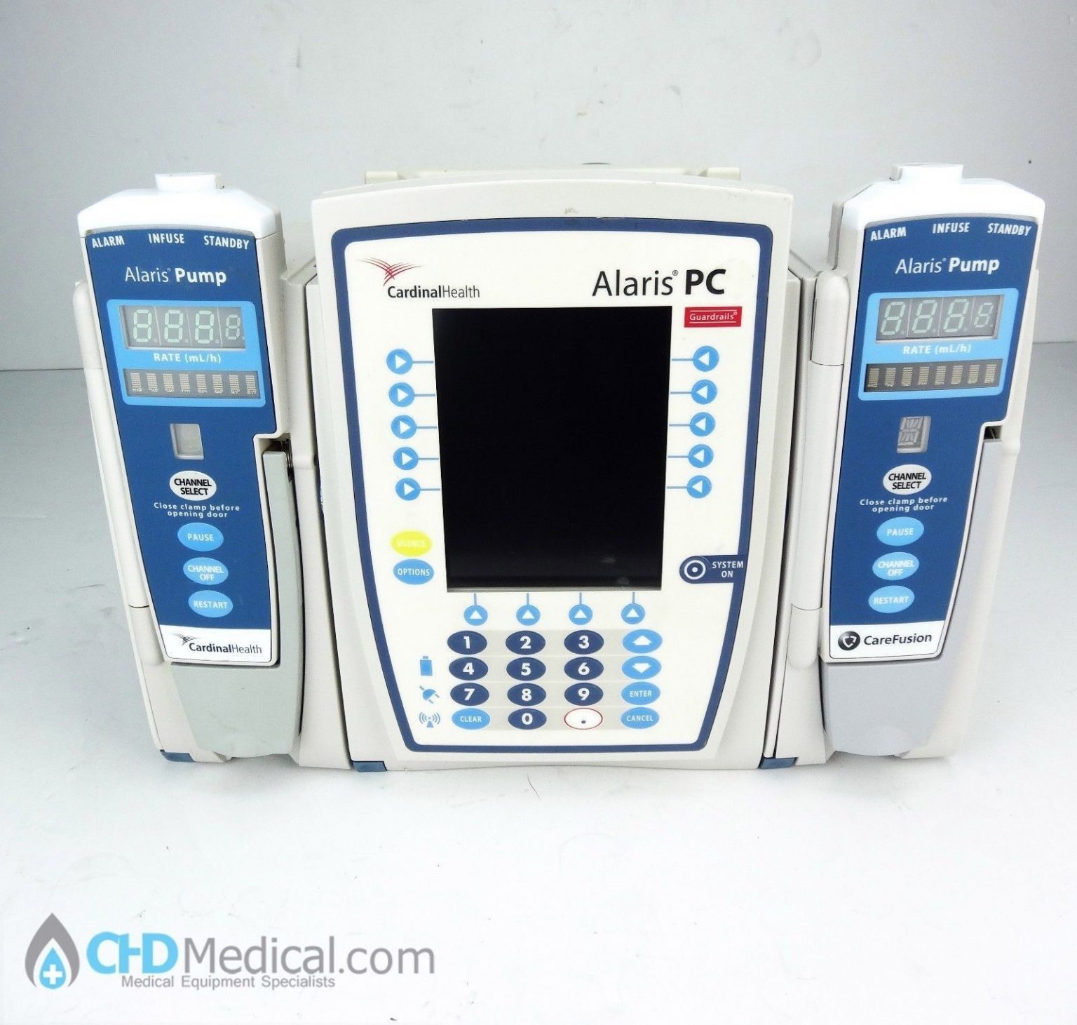 Alaris PCU 8015 IV Pump Controller w/ 2 8100 LVP Module - CHD Medical