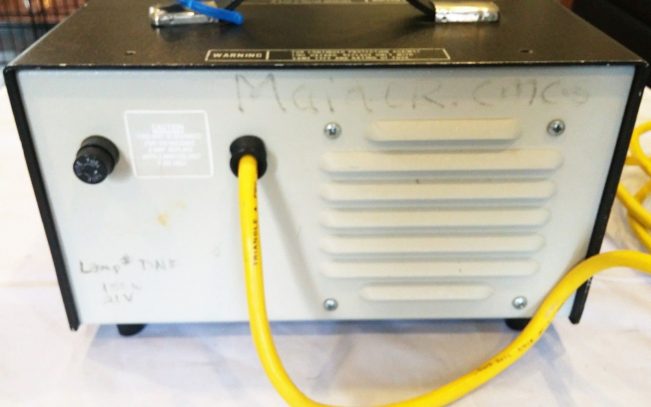 Codman Surgical MicroSystem Twin Beam Lightsource W/ Helmet Fiber Optic ...