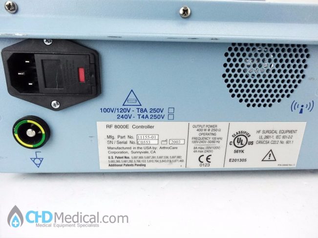 ArthroCare ENT Coblator II Surgery System with Flow Control Valve with ...