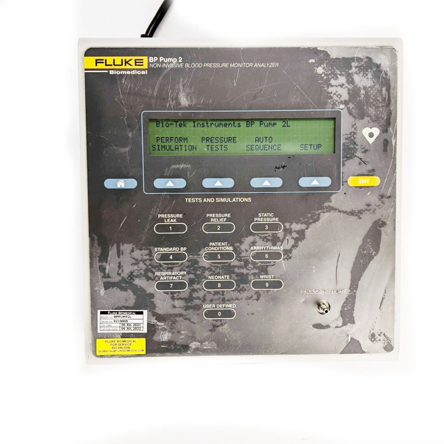 Fluke BP Pump 2 Non-Invasive Blood Pressure Monitor Analyzer - CHD Medical