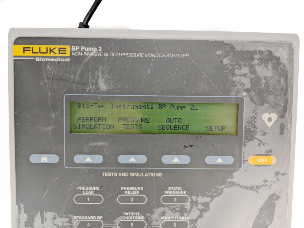 Fluke BP Pump 2 Non-Invasive Blood Pressure Monitor Analyzer - CHD Medical