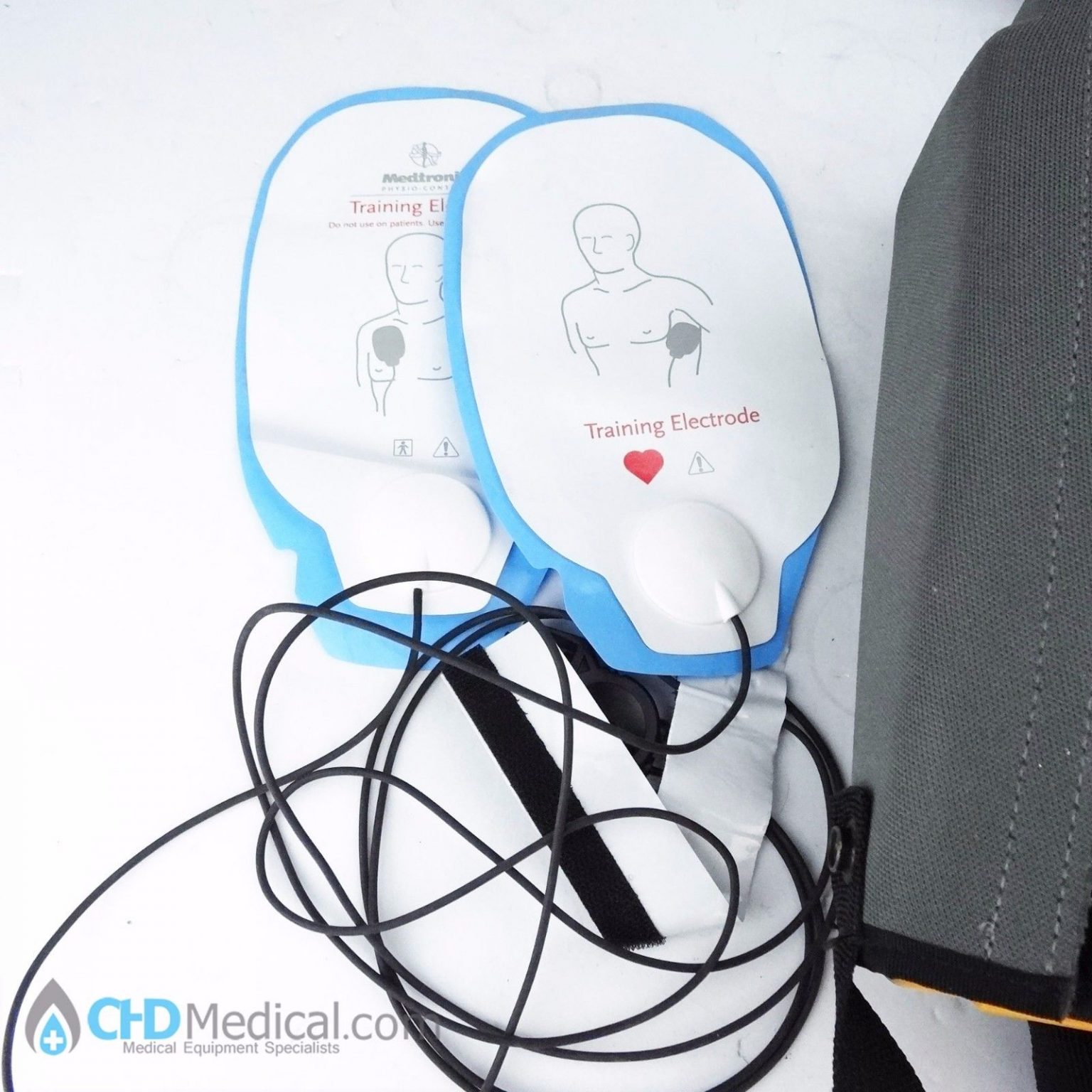 Medtronic Lifepak 500T AED Training System with Battery, Pads, Case ...