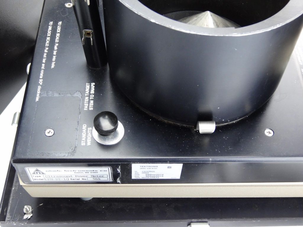 Ohmic Instruments UPM-DT-10 Ultrasound Power Meter w/ GT400 Scale - CHD ...