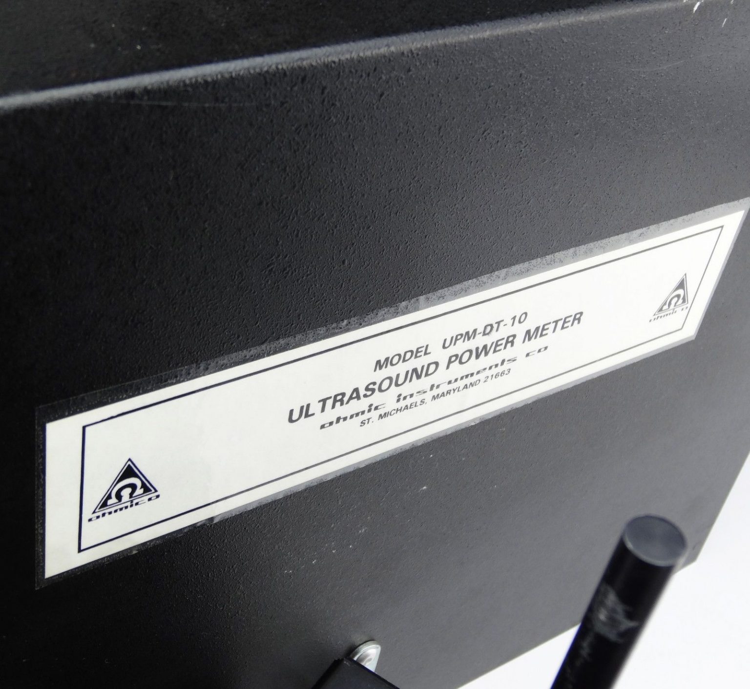 Ohmic Instruments UPM-DT-10 Ultrasound Power Meter w/ GT400 Scale - CHD ...