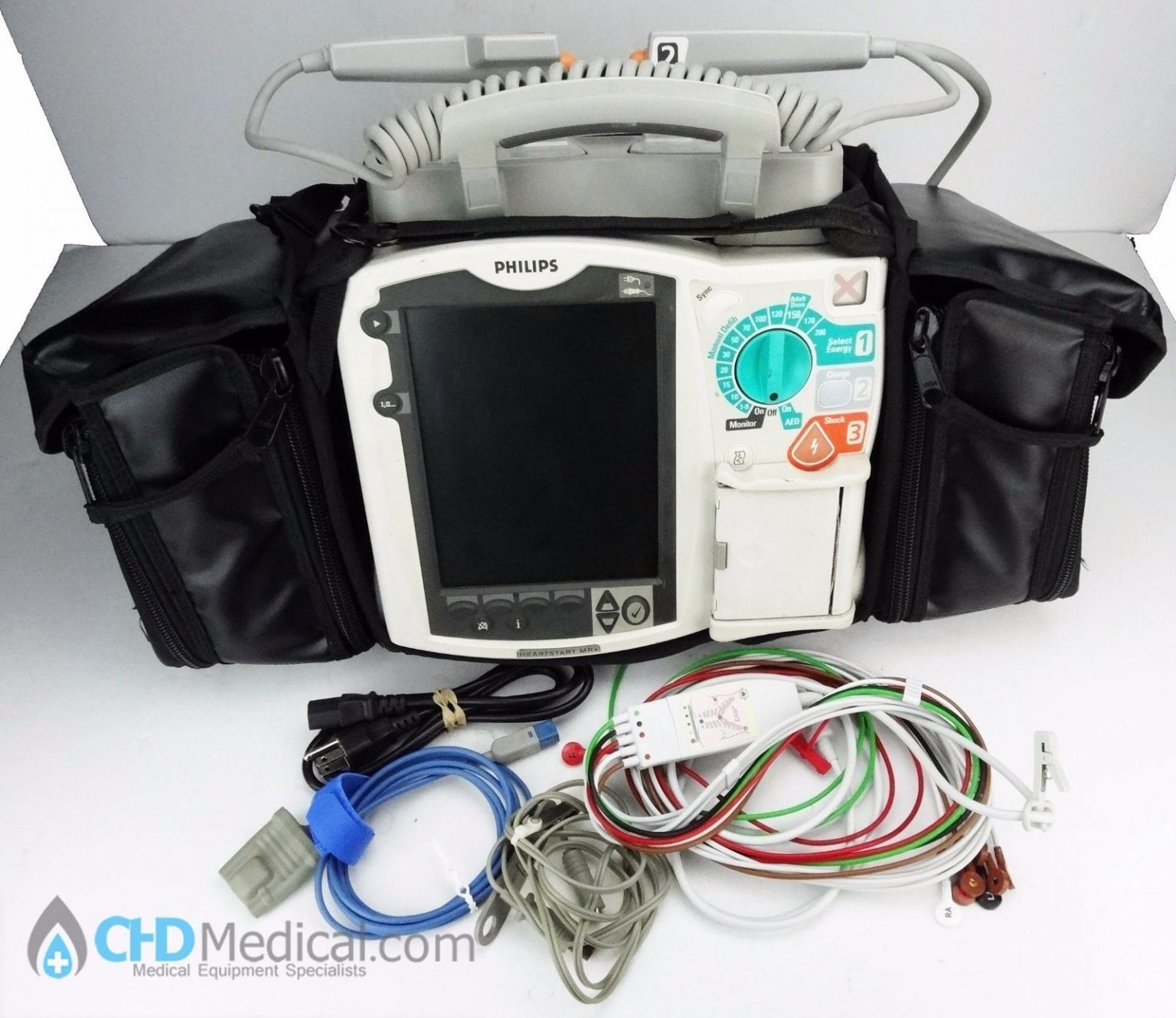 Philips HeartStart MRX M3535A 12 Lead, ECG AED Pacing SpO2 NIBP Printer ...