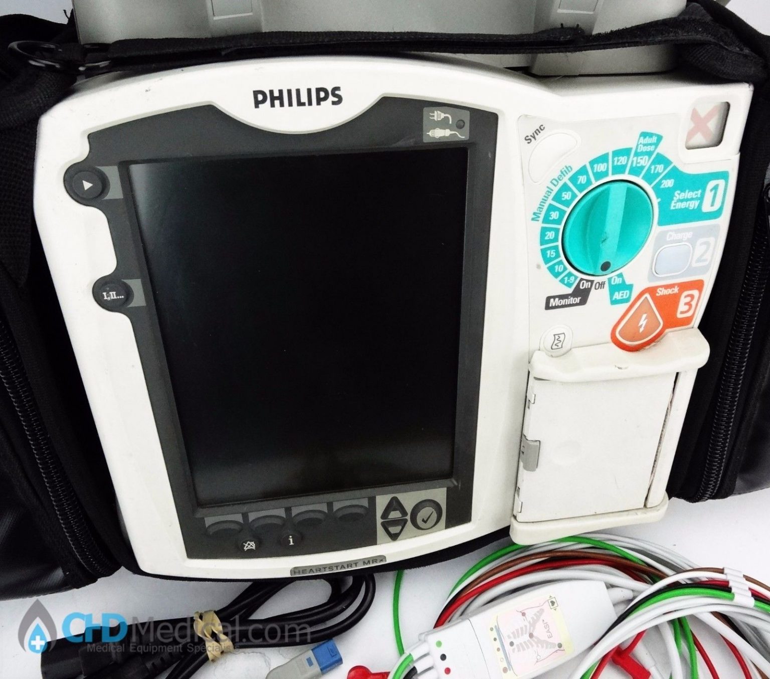 Philips HeartStart MRX M3535A 12 Lead, ECG AED Pacing SpO2 NIBP Printer ...