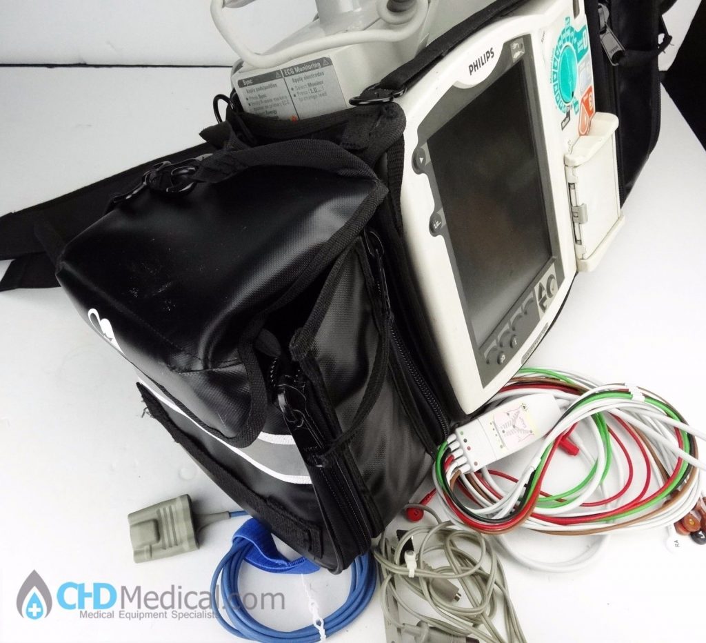 Philips HeartStart MRX M3535A 12 Lead, ECG AED Pacing SpO2 NIBP Printer ...