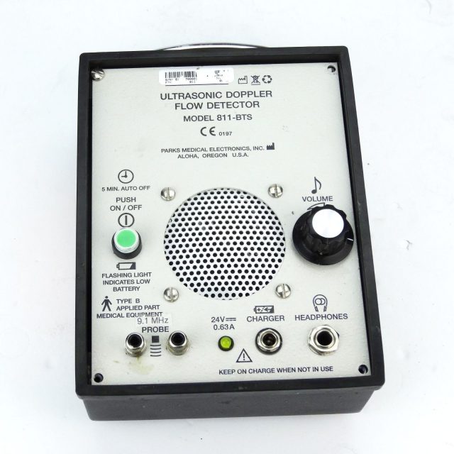Parks Medical Electronics Ultrasonic Doppler Flow Detector 811-BTS 9.1 ...