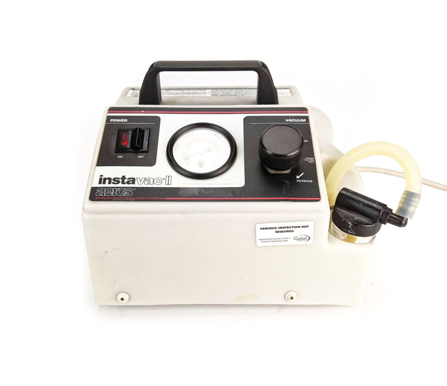 Aeros Instavac II Aspirator Model 752000 Critical Care Suction Vacuum ...