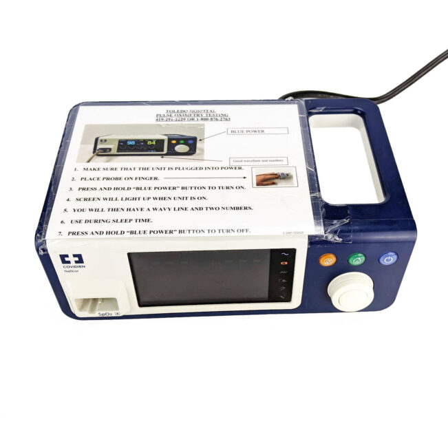 Covidien Nellcor REF 10005941 Bedside SpO2 Patient Monitoring System ...
