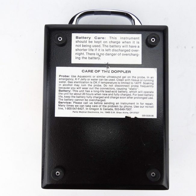 Parks Medical Electronics Ultrasonic Doppler Flow Detector 815-AL 2.25 ...